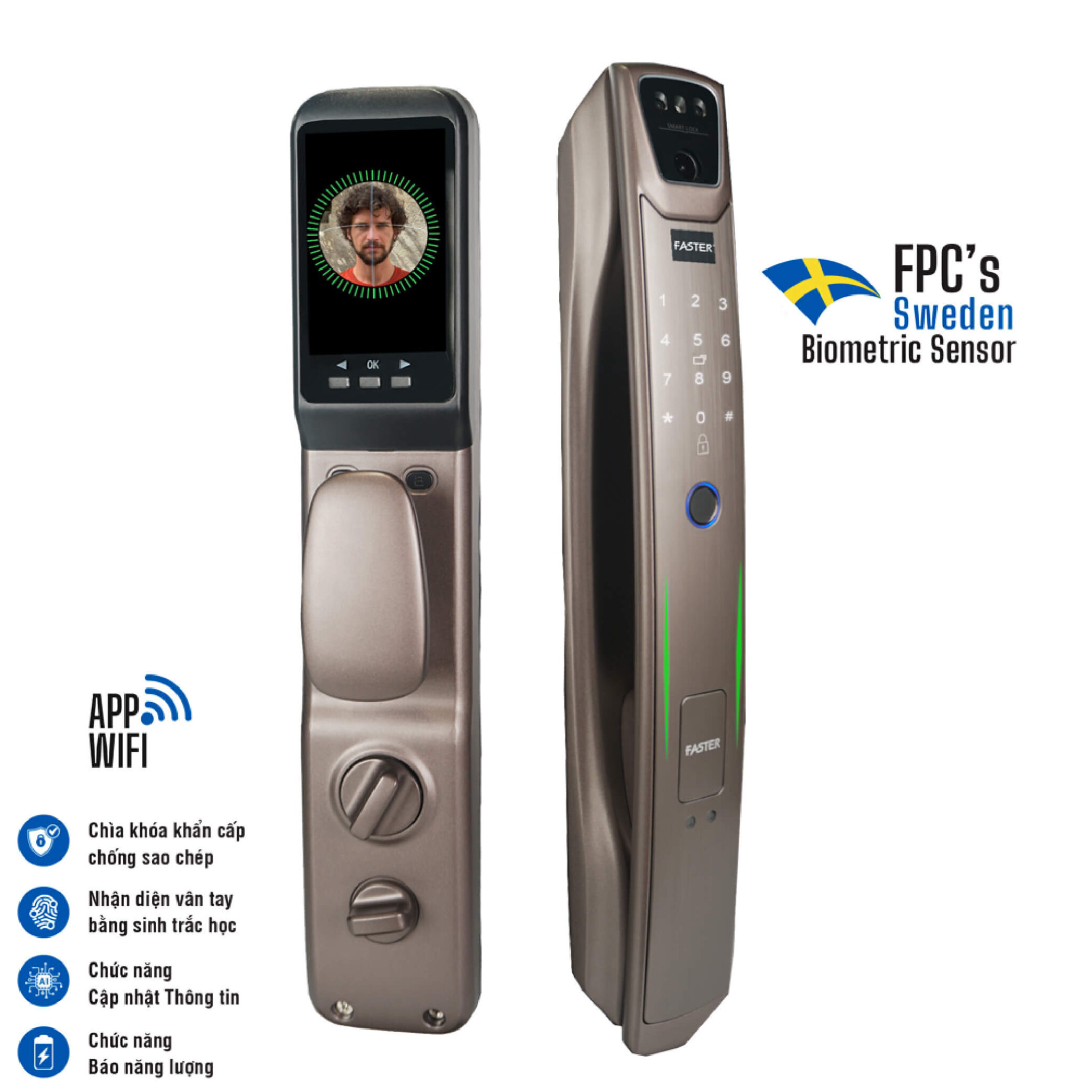 Khóa cửa thông minh - Faster-lock.vn